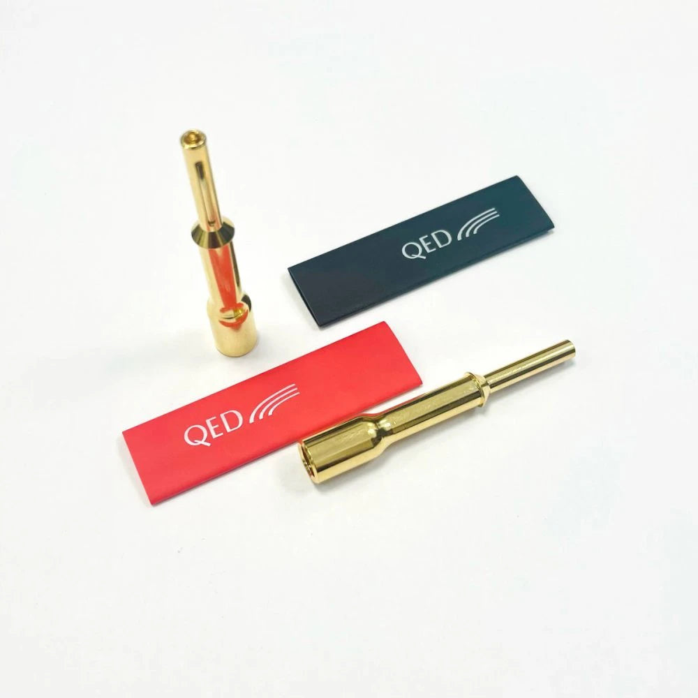 QED Maxi-Airlock with Heatshrink Banana Plugs - Pair – Magnum Sound and ...